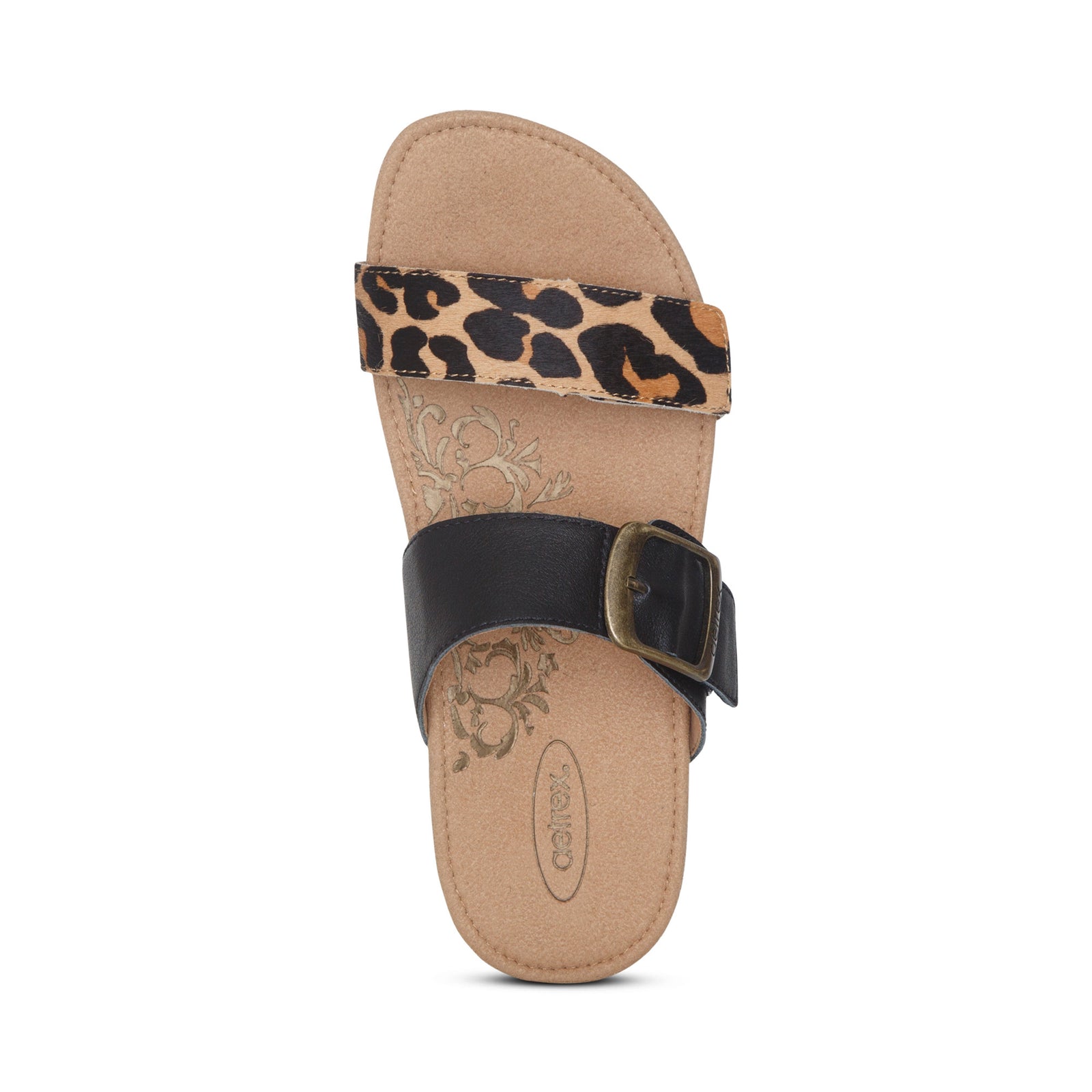Daisy Adjustable Slide - Leopard – aetrex
