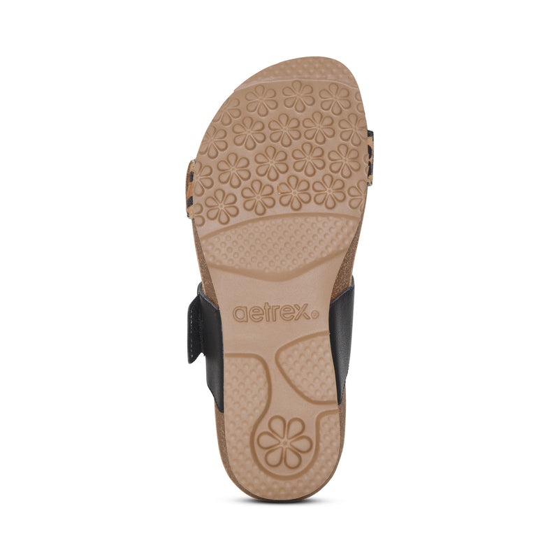 Daisy Adjustable Slide - Leopard – aetrex
