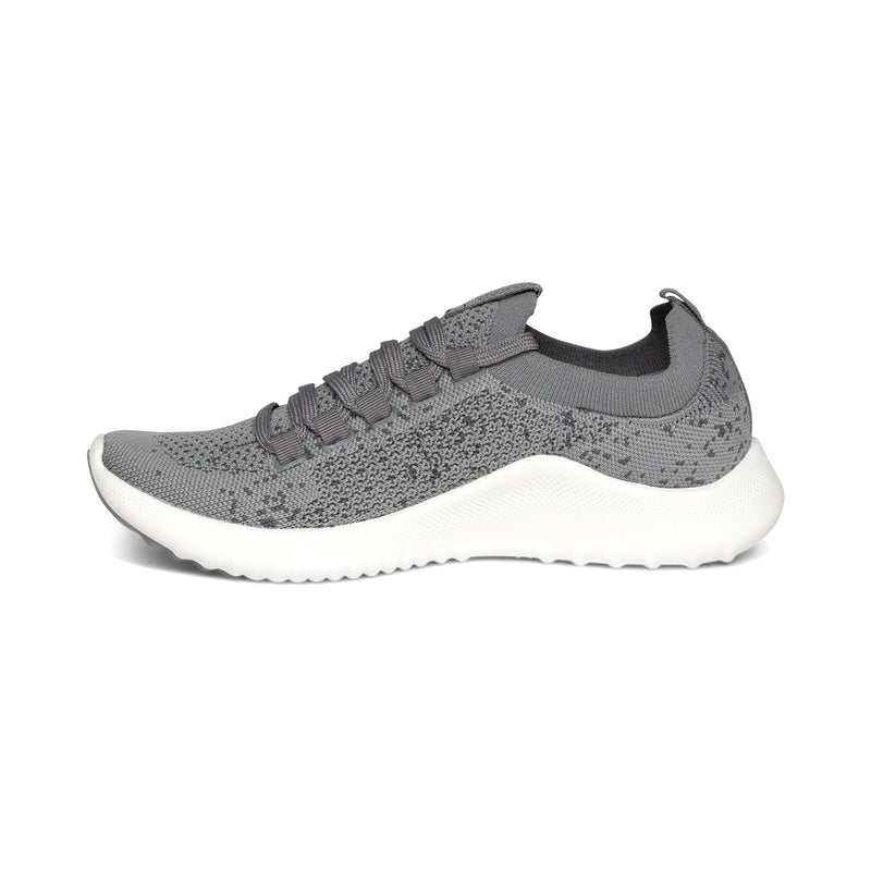 Carly Arch Support Sneaker - Grey – aetrex