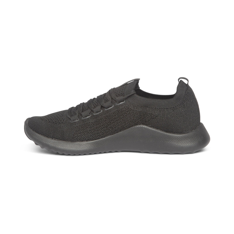 Carly Arch Support Sneaker - Black/Black – aetrex