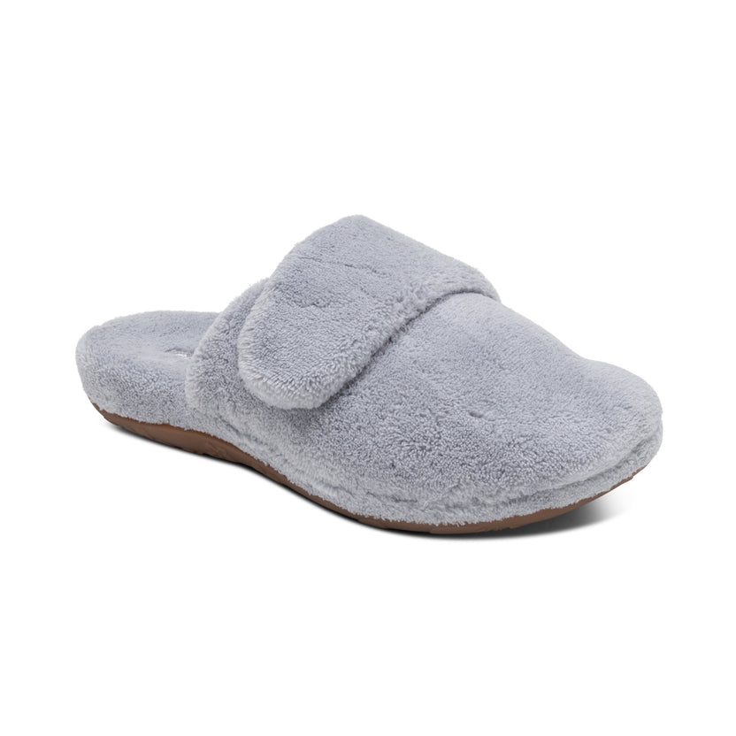 Mandy Closed Toe Slipper - Grey – aetrex