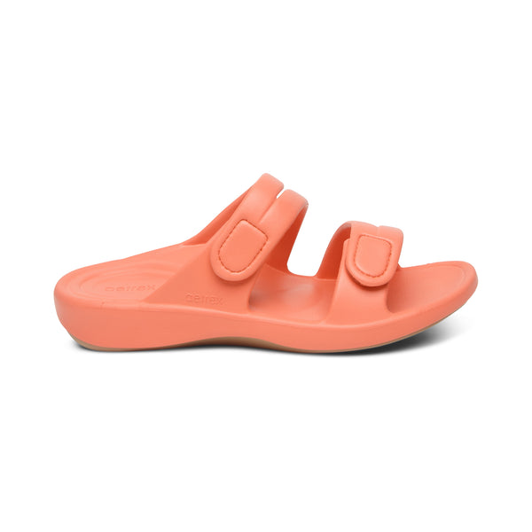 Janey Sport Slide - Coral – aetrex