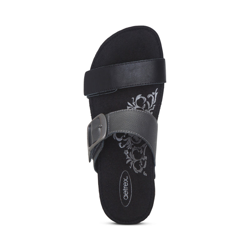 Daisy Adjustable Slide - Black – aetrex