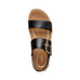 Vania Arch Support Platform Sandal - Black – aetrex