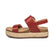 Vania Arch Support Platform Sandal - Red – aetrex