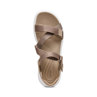 Marz Adjustable Sport Sandal - Taupe – aetrex