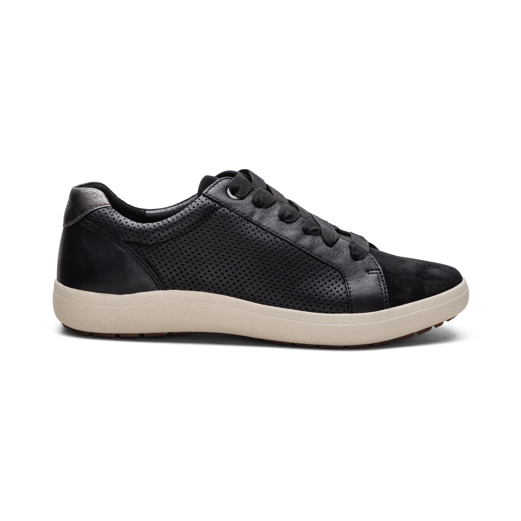Courtney Lace-up Sneaker - Black – aetrex