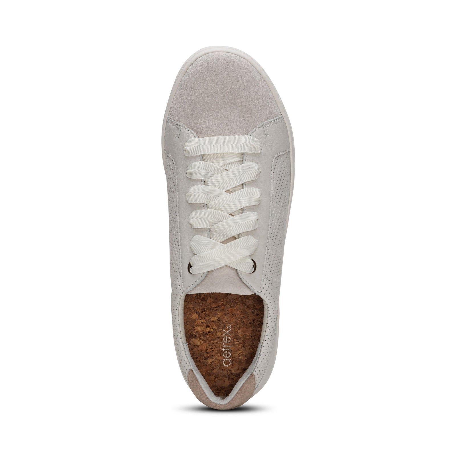 Courtney Lace-up Sneaker - Chalk – aetrex