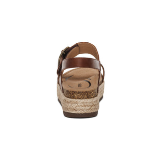 Vania Arch Support Platform Sandal - Walnut – aetrex