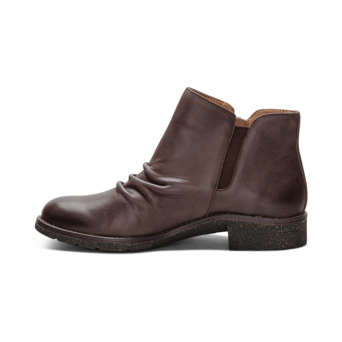 Mila Low Boot - Dark Brown – aetrex