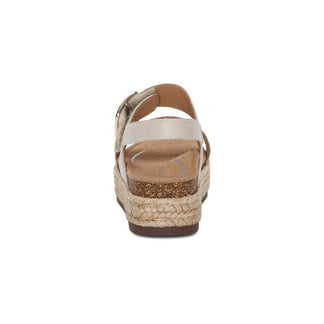 Vania Arch Support Platform Sandal - Cream – aetrex