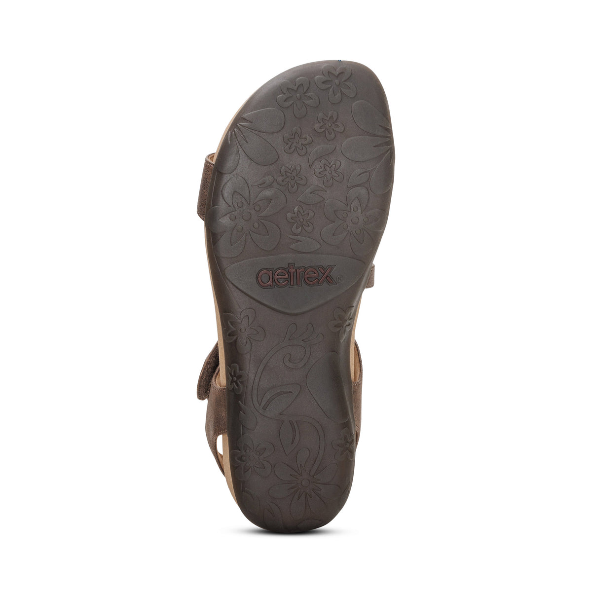 Jess Adjustable Quarter Strap Sandal - Bronze – aetrex