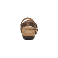 Jess Adjustable Quarter Strap Sandal - Bronze – aetrex