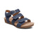 Lilly Adjustable Quarter Strap Sandal - Navy Cutout – aetrex