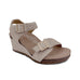 Grace Adjustable Woven Wedge - Bone – aetrex